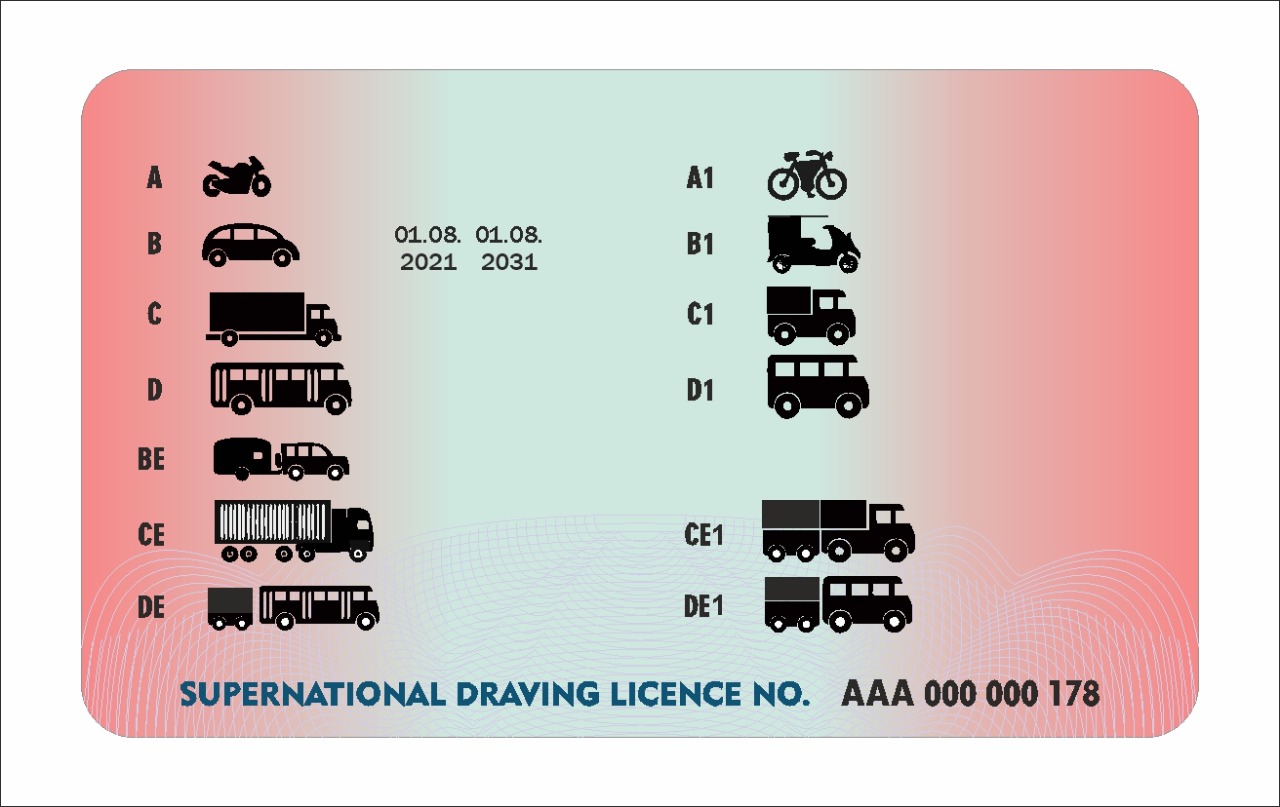 Driving licence APPLICATION